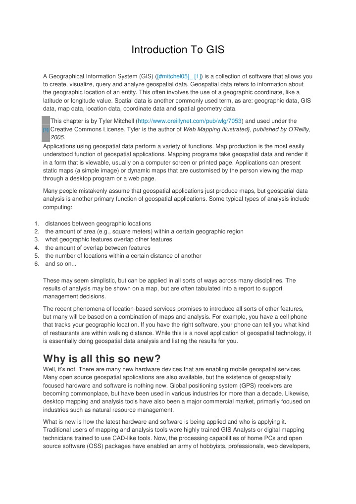 Introduction To GIS | PDF | Geographic Information System | Information ...