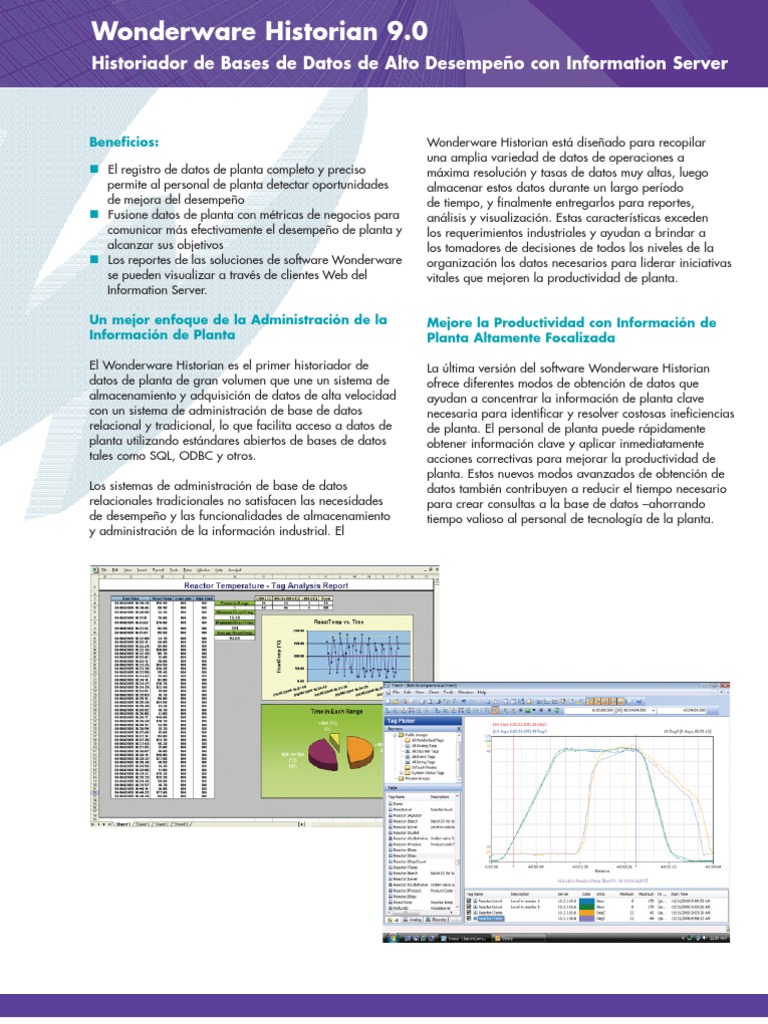 Wonderware Historian | PDF | Scada | Servidor SQL de Microsoft