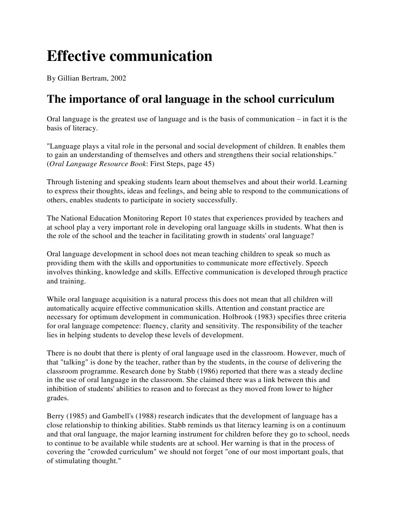 Effective Communication | PDF | Conversation | Learning