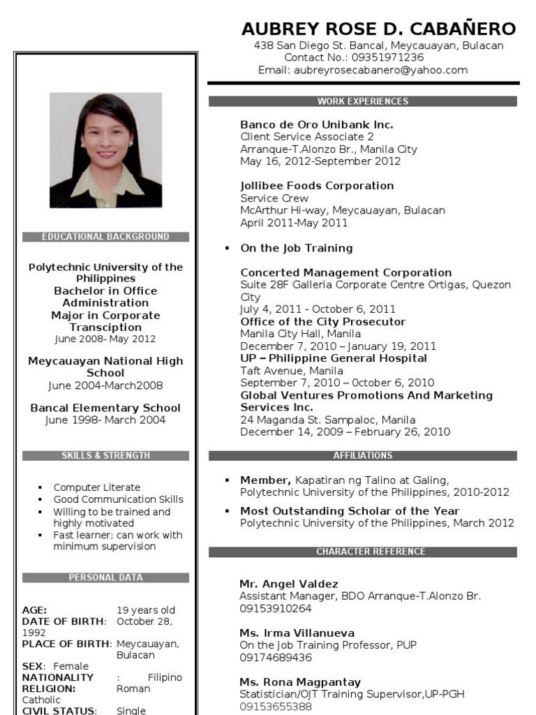My Resume | PDF