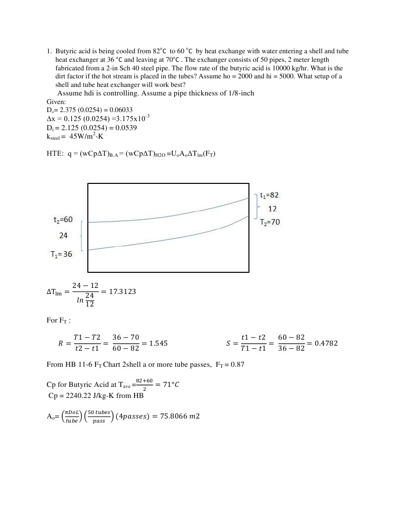Heat Transfer Problem Pdf