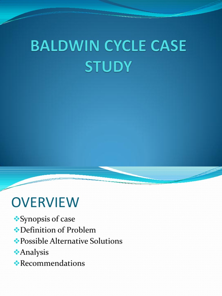Baldwin Bicycle Case | PDF | Revenue | Inventory