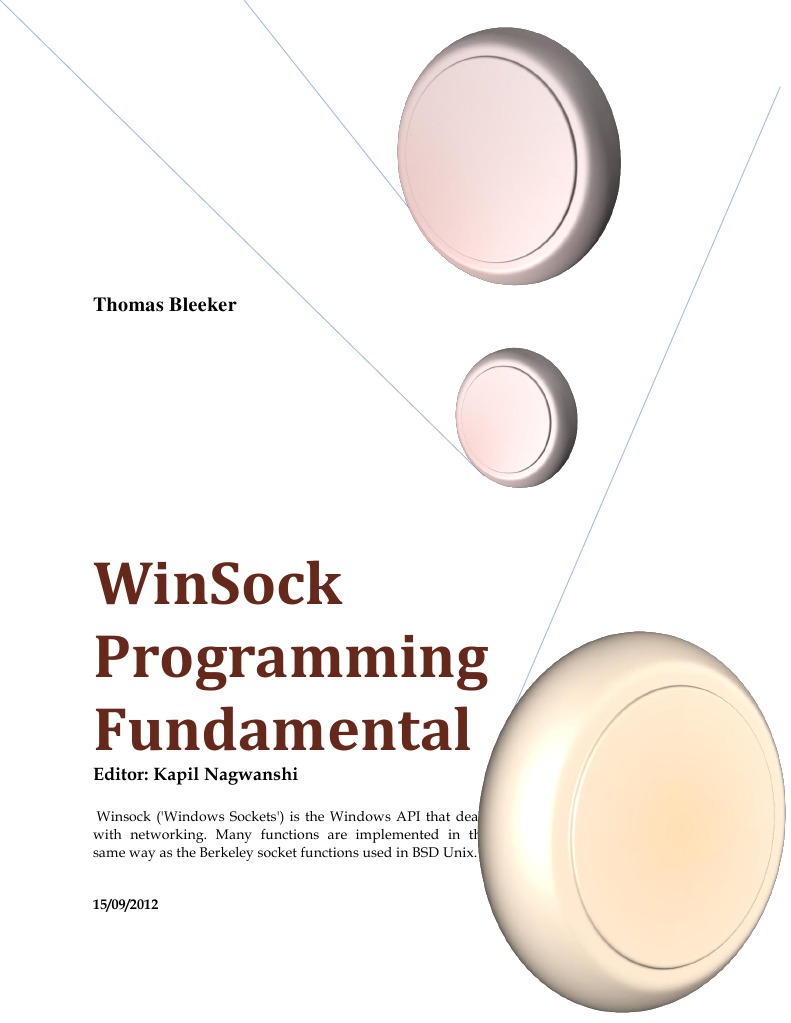 WinSock Programming Fundamental | PDF | Port (Computer Networking) | Network Socket