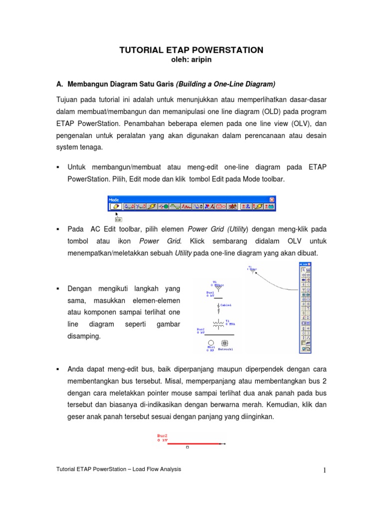 Tutorial Etap - Load Flow Analysis | PDF