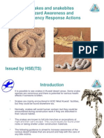 Snake Awareness Toolbox Talk | PDF | Snake