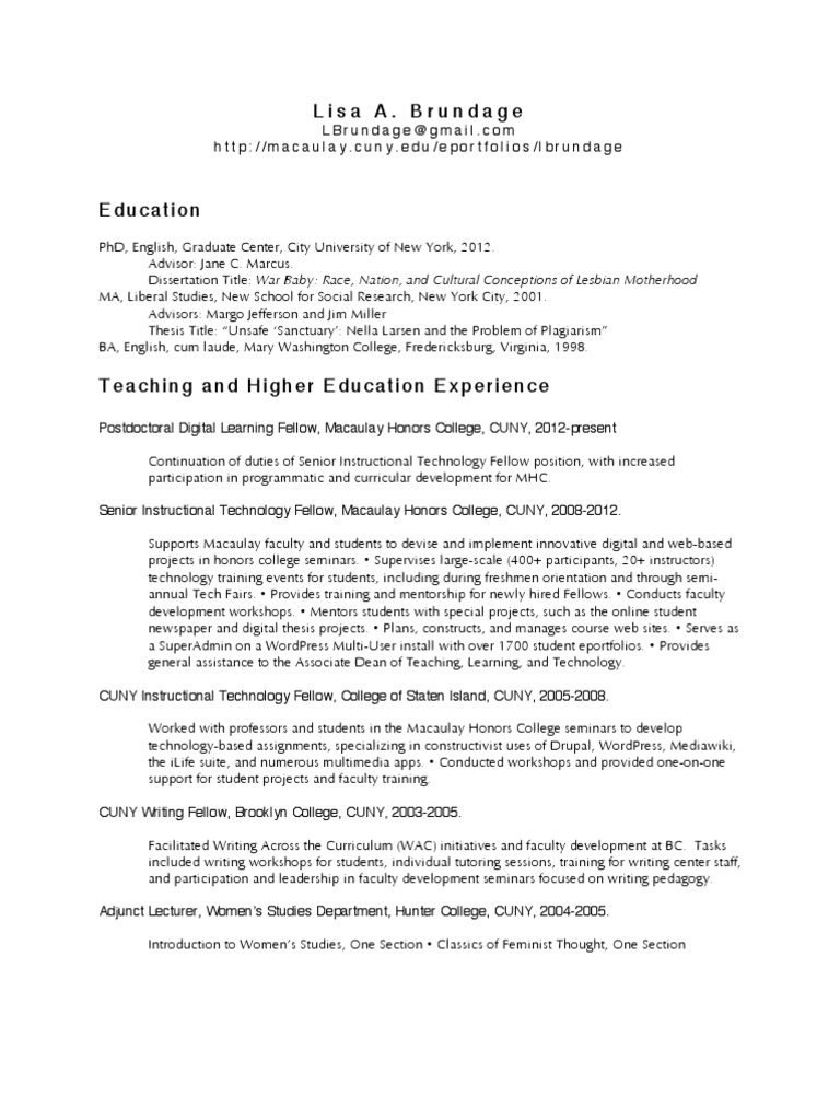 CV Scribd | PDF | Project Based Learning | Educational Technology