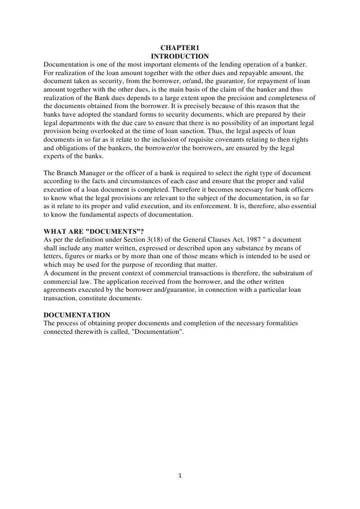 Importance and Relevance of Documentation in Advances | PDF | Guarantee ...