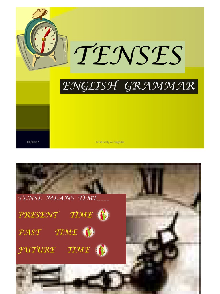 English Grammar Tenses Guide | PDF | Language Arts & Discipline | Art