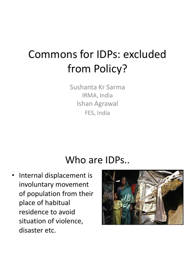 Displacement and Common | PDF | Internally Displaced Person | Resource