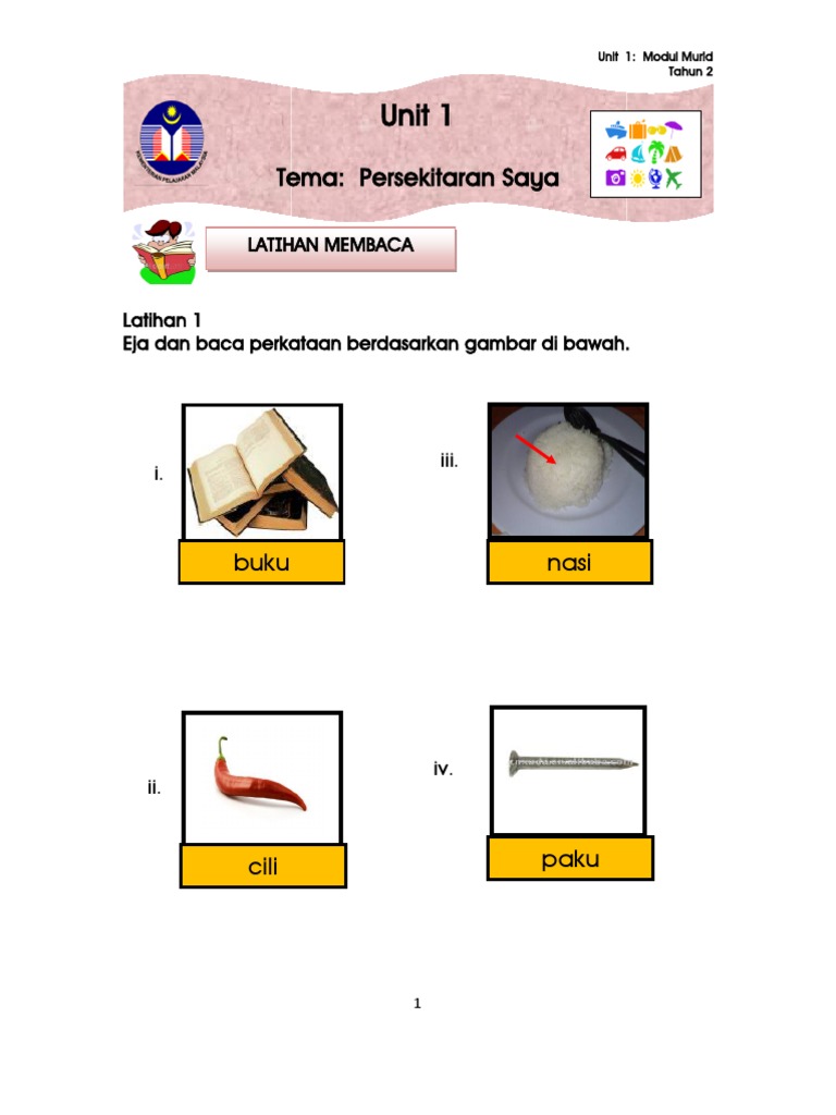 Modul Literasi Murid Unit 1 | PDF