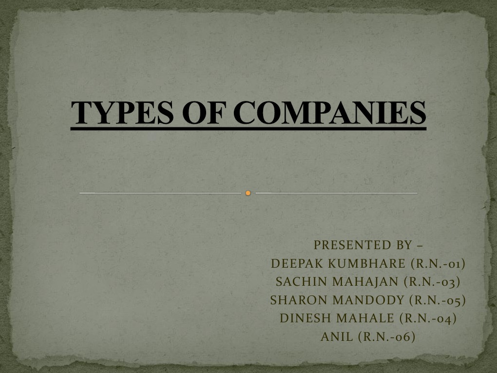 Types of Companies | Download Free PDF | Companies | Corporations
