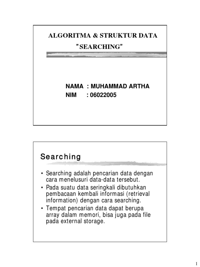 Artha Searching | PDF