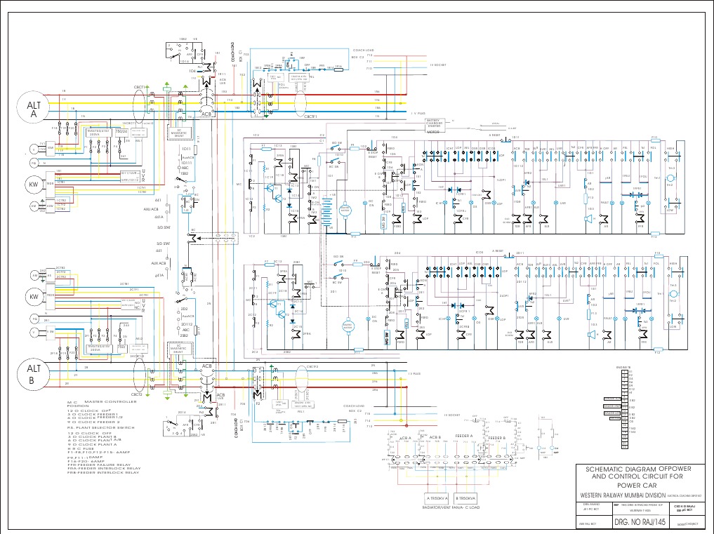 Indian Railway LHB Coach Diagram Rajdhani Power Car | PDF