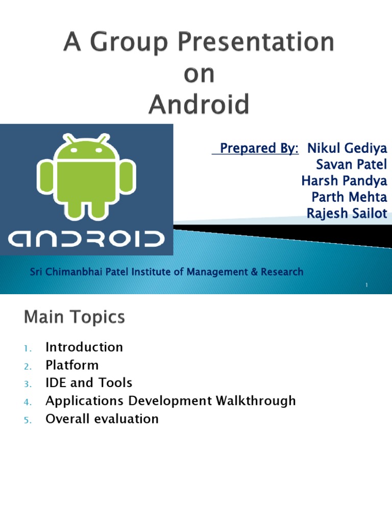 Android | PDF | Android (Operating System) | Eclipse (Software)