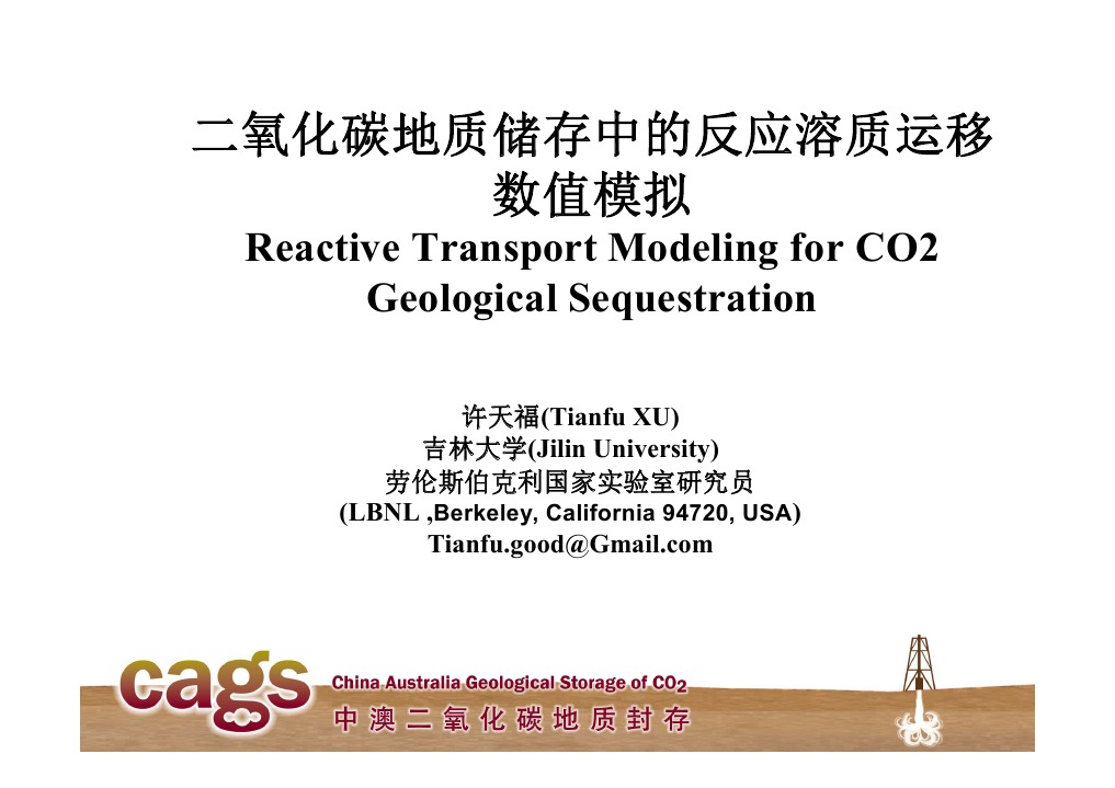 4 1 Reactive Transport Modeling | PDF | Carbon Sequestration | Carbon ...
