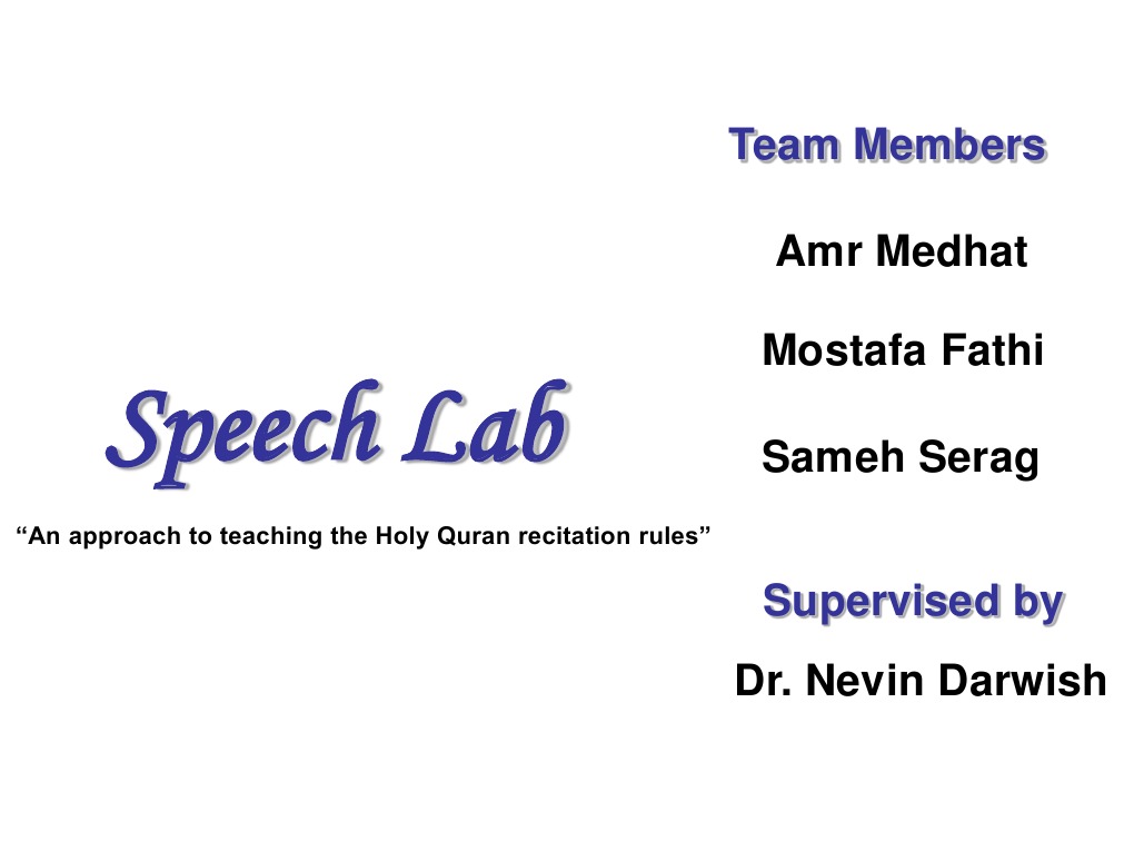SpeechLab - Speech Verification System Overview | PDF | Speech ...
