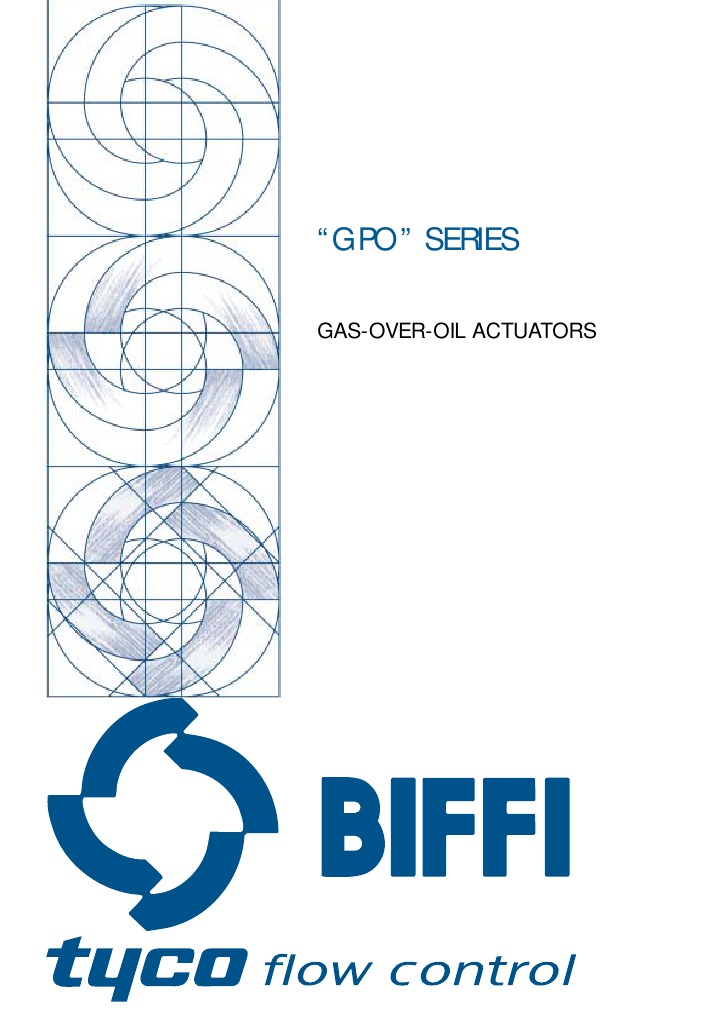 "Gpo" Series: Gas-Over-Oil Actuators | PDF | Valve | Actuator