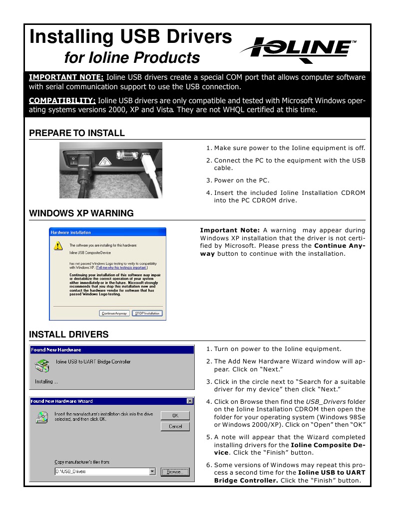 Instalando Plotter IOline USB | PDF | Device Driver | Windows Xp