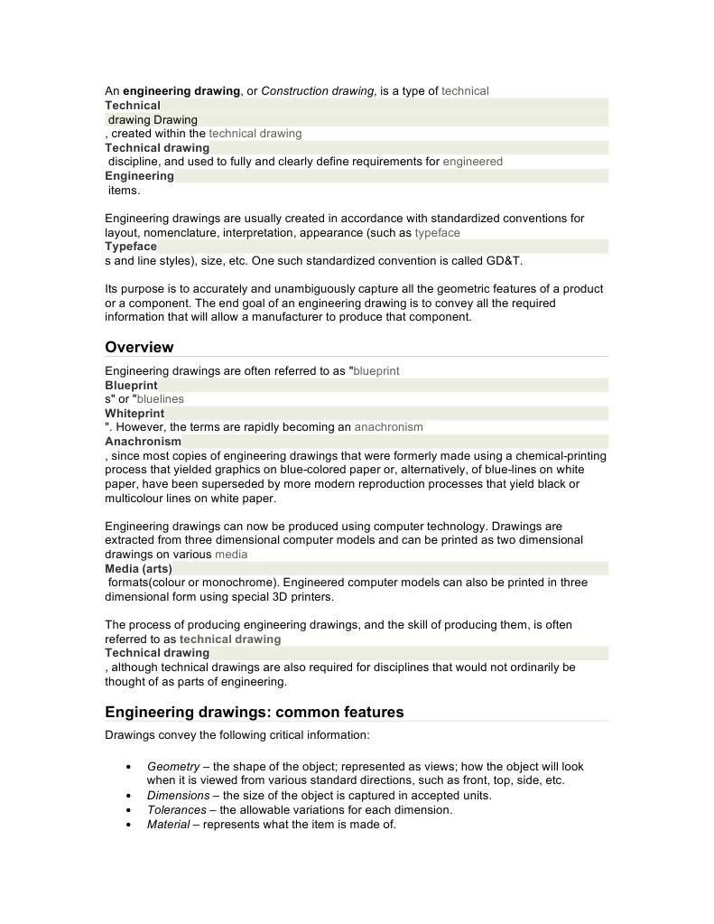 Understanding Engineering Drawings | PDF | Technical Drawing | Visual ...