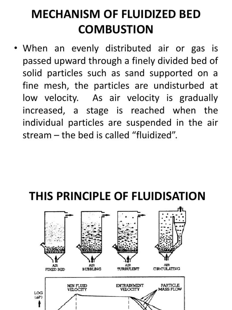 Mechanism of Fluidized Bed Combustion | PDF | Fluidization | Combustion