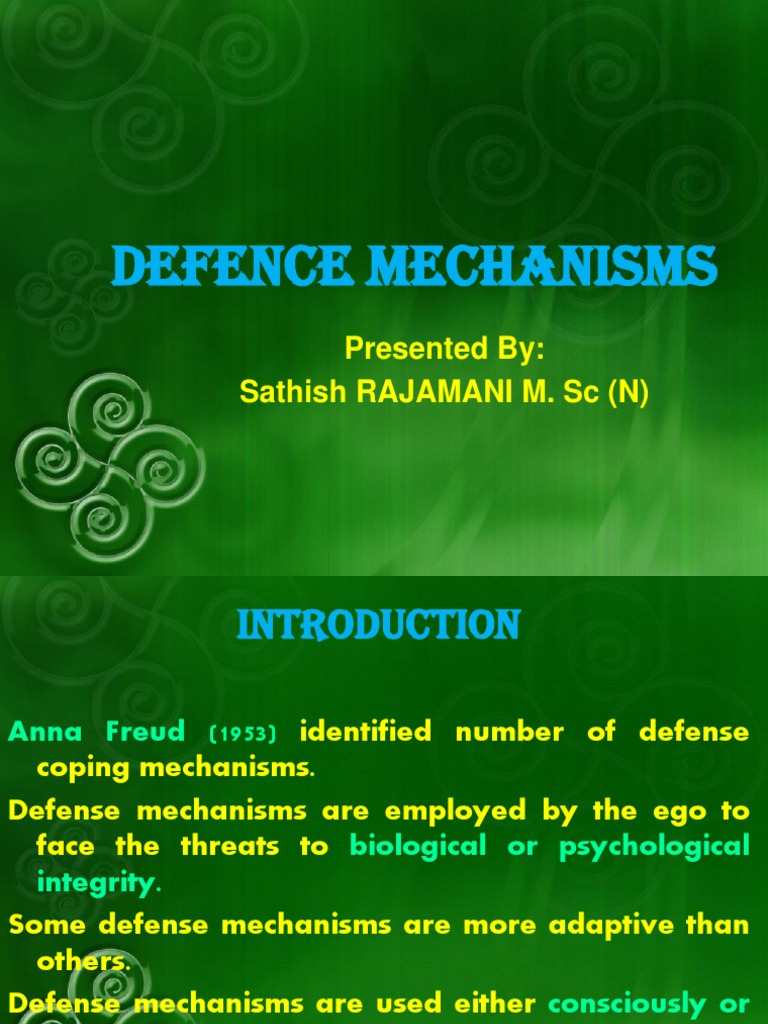 Defence Mechanisms | Coping (Psychology) | Id