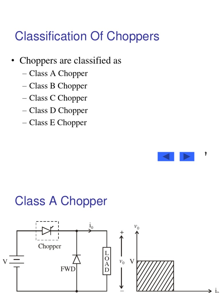 Classification of Choppers | Download Free PDF | Amplifier | Power ...