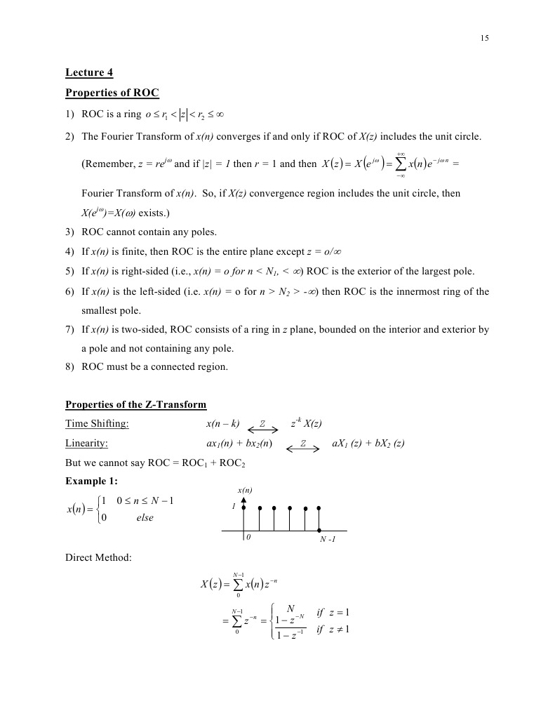 Properties of ROC | Algebra | Mathematical Analysis