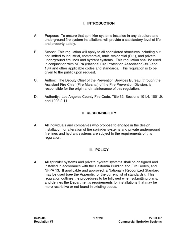 To Ensure Sprinkler System Installations | PDF | Fire Sprinkler System ...