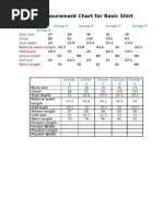 Uniqlo Size Chart Men Lengkap PDF | PDF | Waist