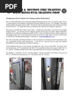 DIY Forcible Entry Door Prop Plans | PDF | Pipe (Fluid Conveyance) | Screw
