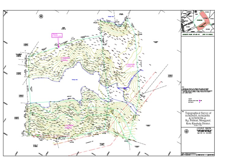 Topographical Survey of Kg. Pulutan | PDF