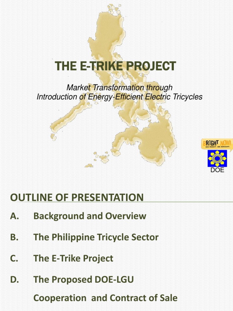 E-Trike Presentation For DOE-VFO, 06-19-12 | PDF | Air Pollution ...