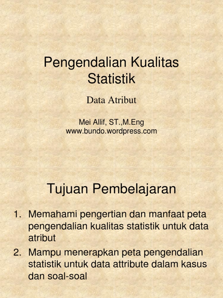 SQC 04 Control-Atribute | PDF | Komputer