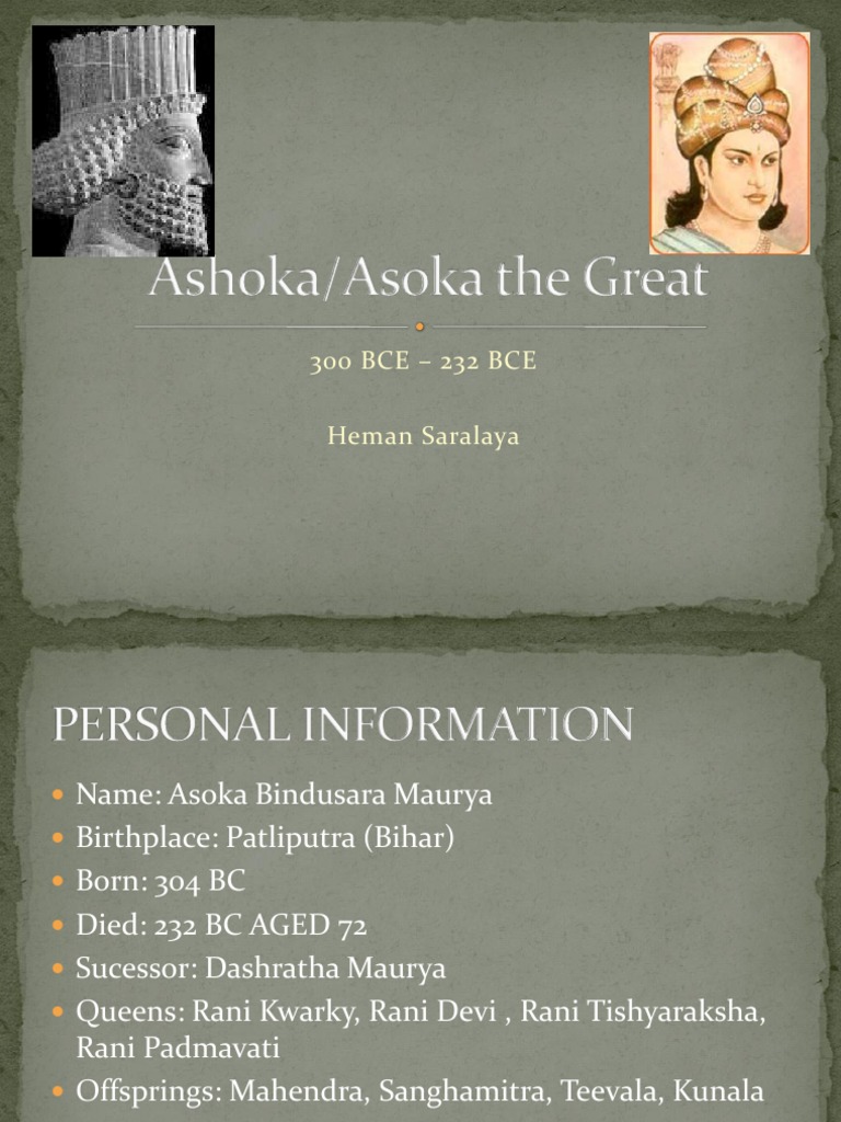 Asoka The Great | PDF | Ashoka | South Asia