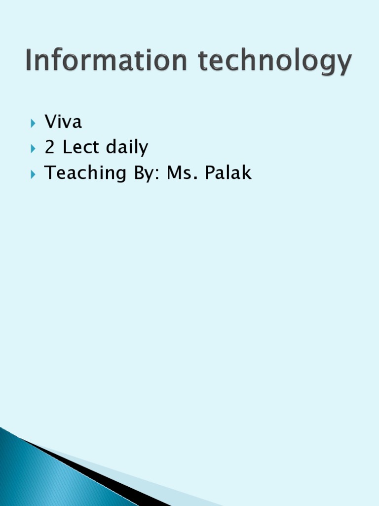 Information Technology | PDF