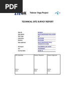 Technical Site Survey Report 163357 | PDF | Antenna (Radio) | Surveying