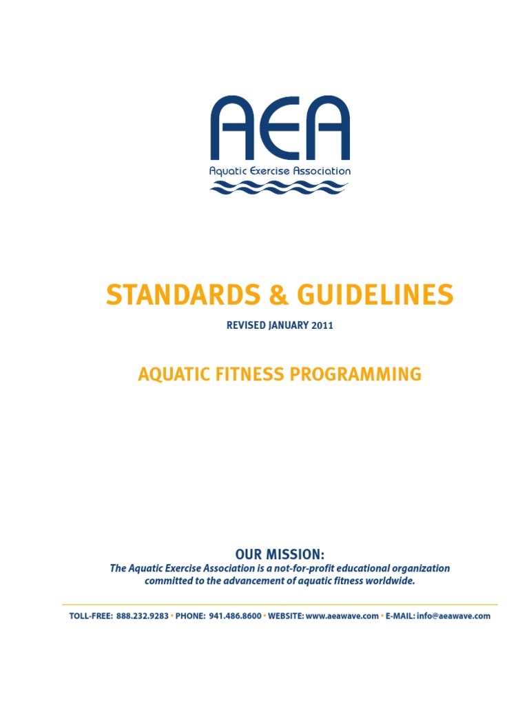 AEA Standards & Guidelines | PDF | Heart Rate | Physical Fitness