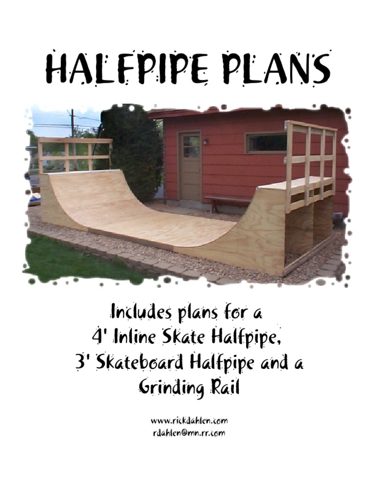 Half Pipe Plans | PDF | Lumber | Screw