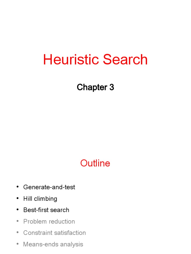 Heuristic Search | PDF | Algorithms | Mathematics Of Computing