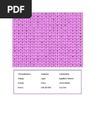 Sopa de Letras Del Metodo Cientifico PDF | PDF