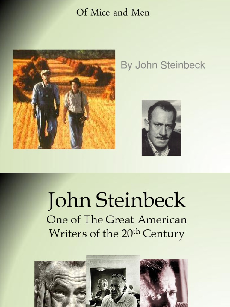 Of Mice and Men: by John Steinbeck | PDF | John Steinbeck