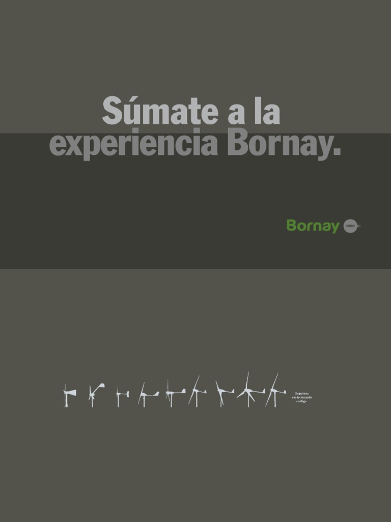 Bornay | PDF | Turbina eólica | Generación eléctrica