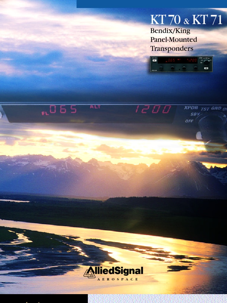 kt70 71 | PDF | Transponder (Aeronautics) | Avionics