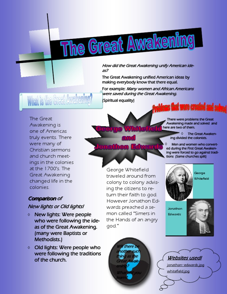 Great Awakening's Impact on Colonists | PDF | Social Science | History