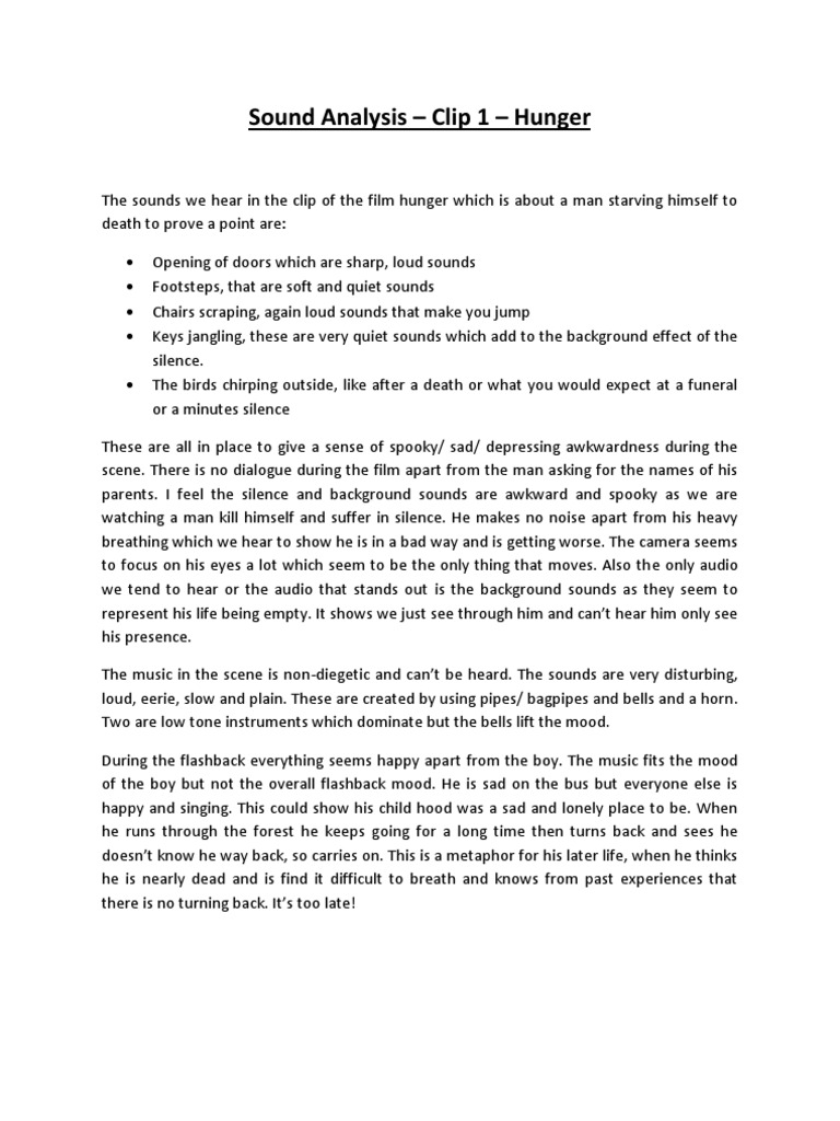 Sound Analysis | PDF