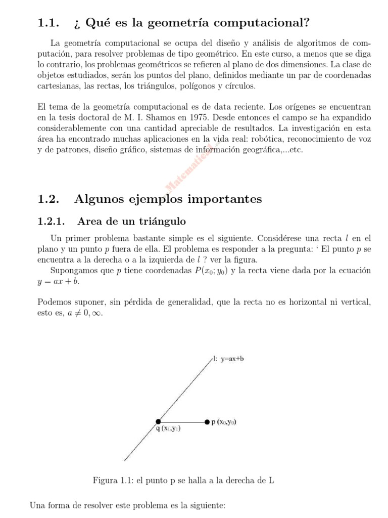 Geometrıa Computacional | PDF | Conjunto convexo | Algoritmos
