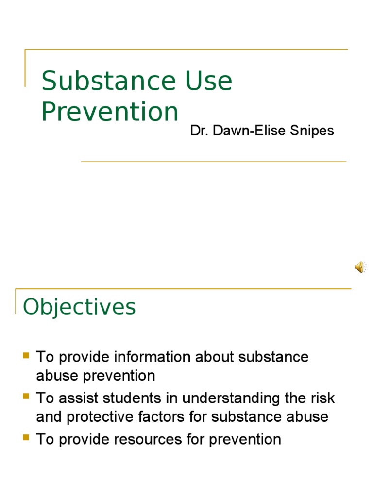 Substance Abuse Prevention | PDF | Substance Abuse | Substance Dependence