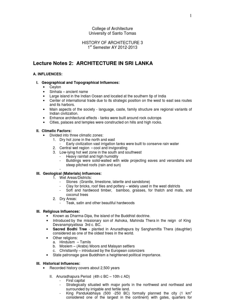 Cla Hoa 3 Architecture in Sri Lanka | PDF | Religion And Belief