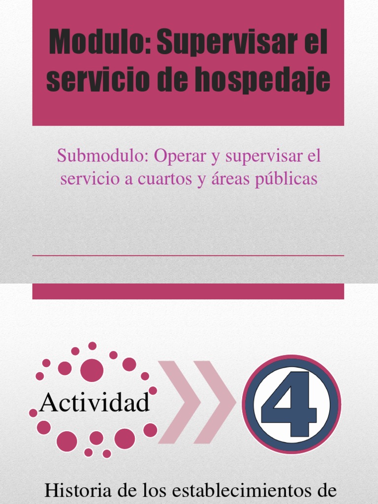 Definición de Hotel y Tipos de Establecimientos de Hospedaje | PDF ...