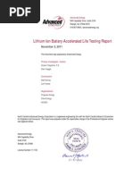 UN38.3 Lithium Battery Test Report | PDF | Rechargeable Battery ...